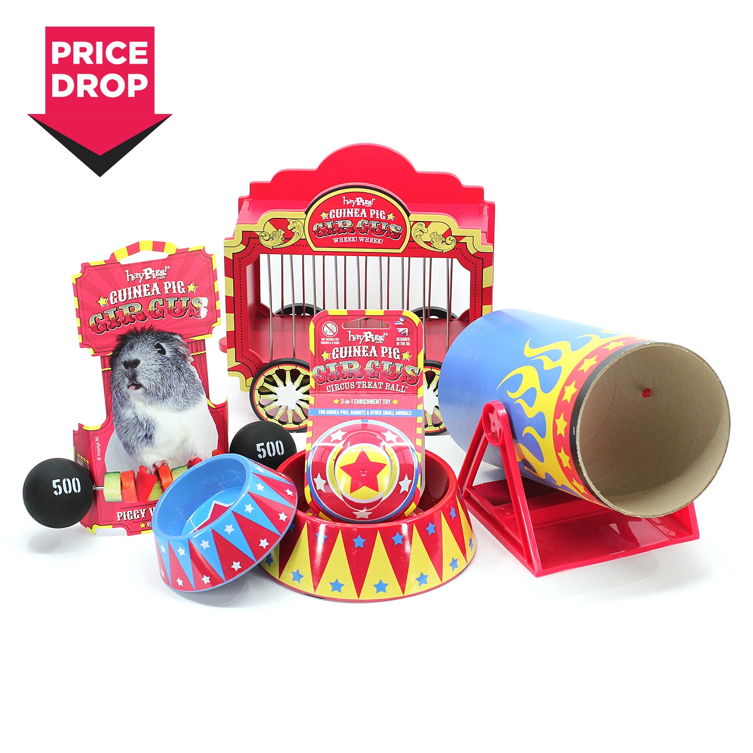 BUNDLE OFFER: HayPigs!® Guinea Pig Circus™ range - RINGMASTER – HAYPIGS