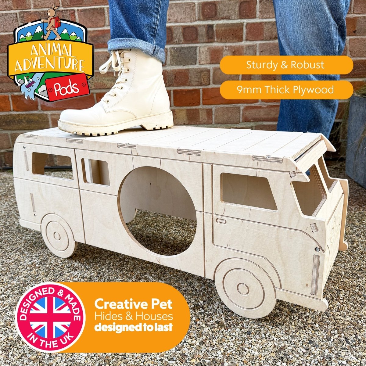 The Happy Camper - Camper Van Rabbit Hide – HAYPIGS