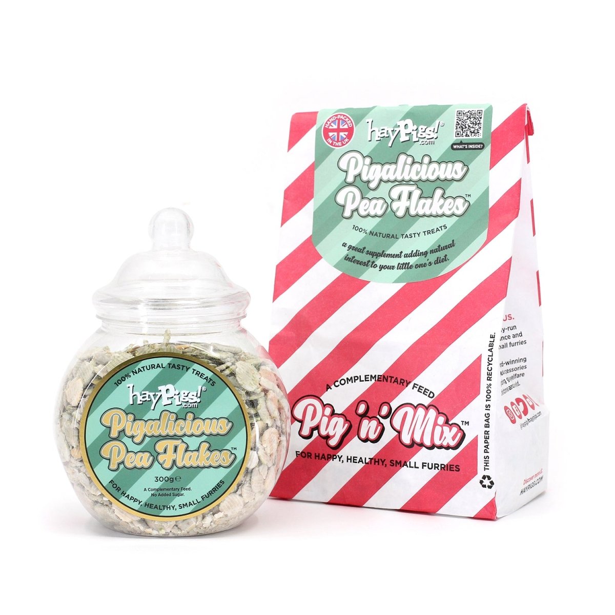 HayPigs!® Pigalicious Pea Flakes™ - Starter Set – HAYPIGS